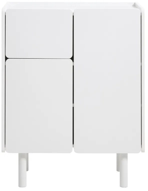 Designová skříňka Feliciana 100 cm bílá