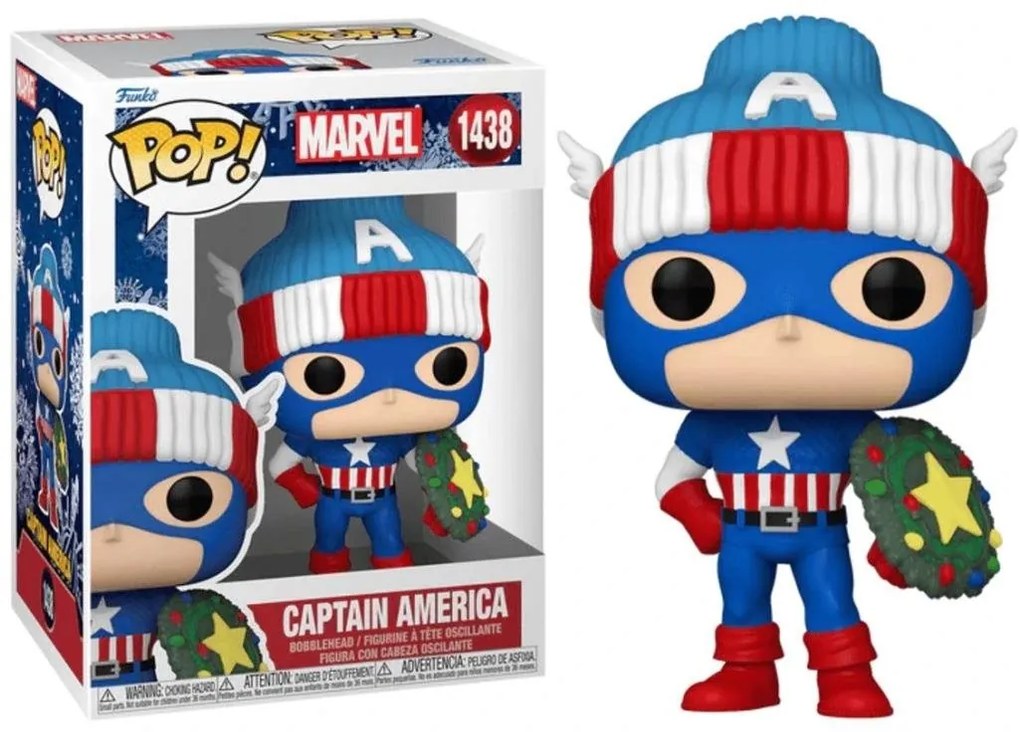 Funko pop! marvel holiday captain america