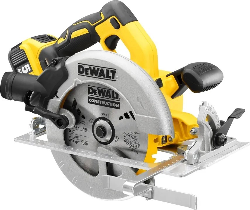 Aku kotoučová pila DeWALT DCS570P2-QW 18 V XR, 2x 5.0 Ah, TSTAK