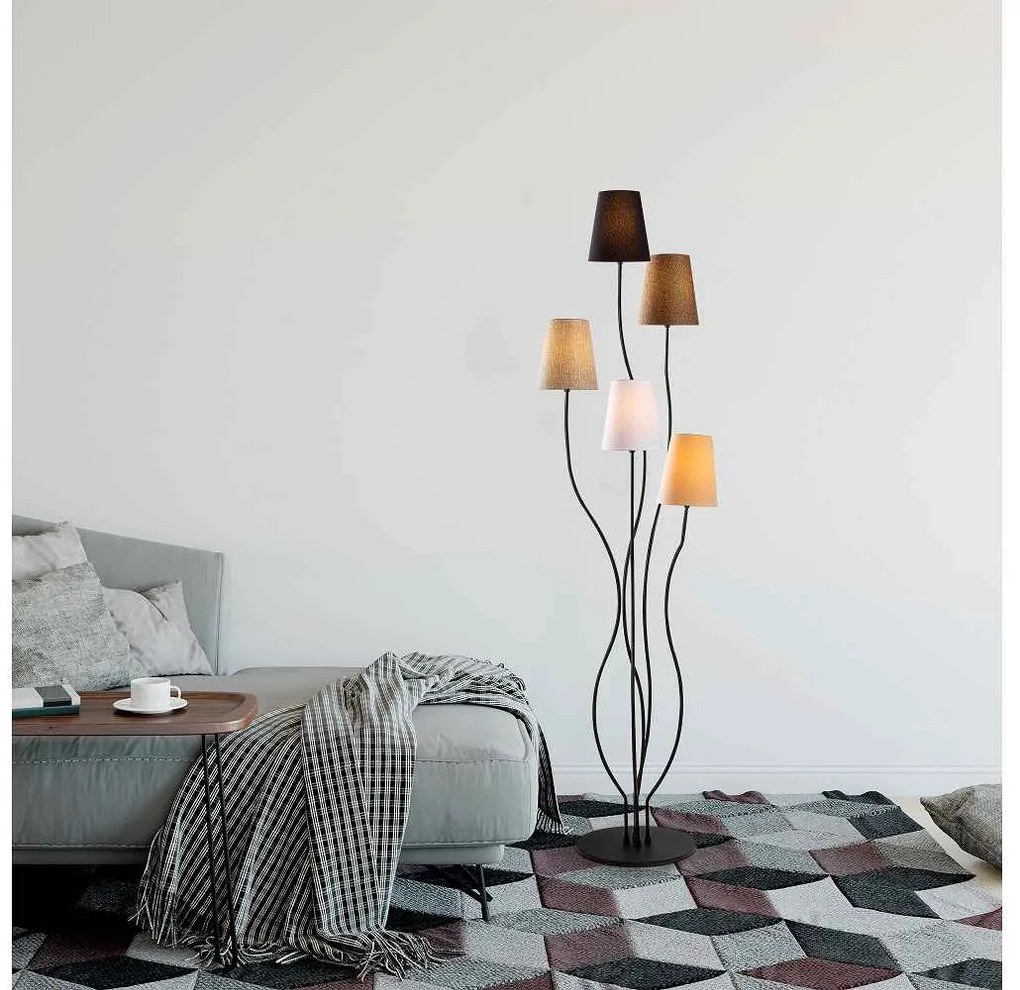 Designová stojanová lampa Daneil III 160 cm vícebarevná