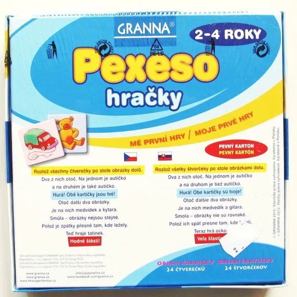Granna PEXESO hračky