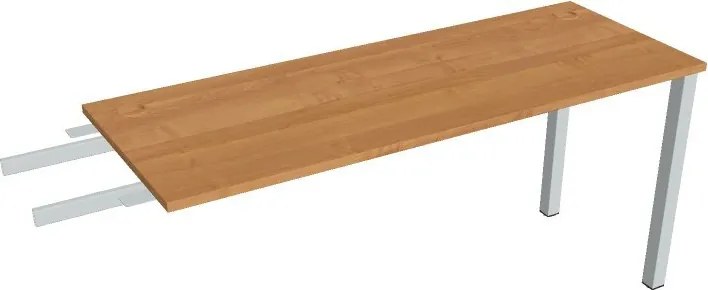 Hobis Kancelářský stůl řetězící do úhlu Hobis UE 1600RU, deskaakát, černá černá