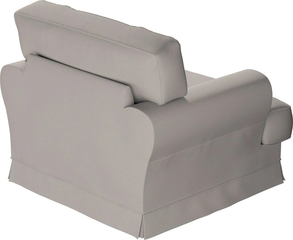 Potah na křeslo IKEA Ekeskog barva béžová látka pletený vzor