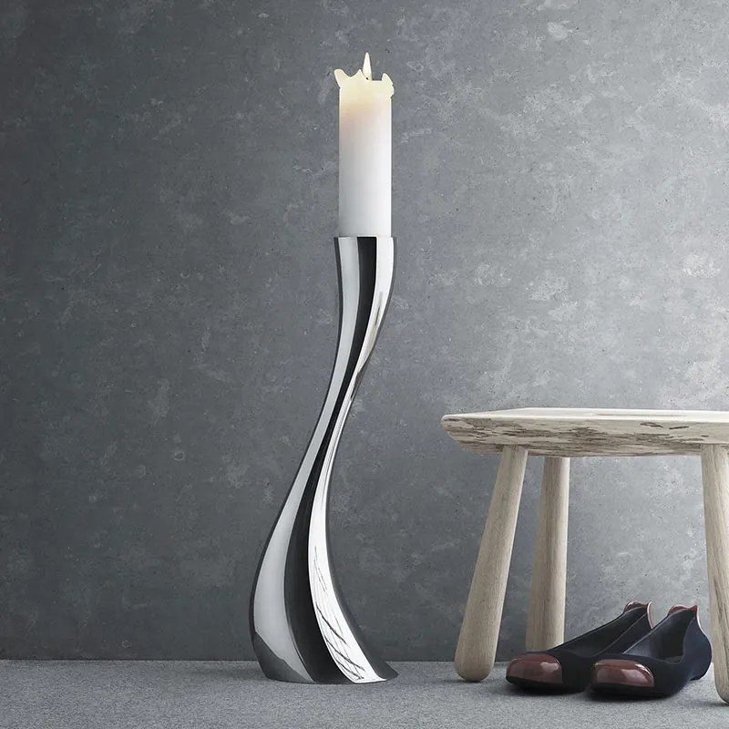 Georg Jensen svícen Cobra 50 cm + luxusní přívěsek
