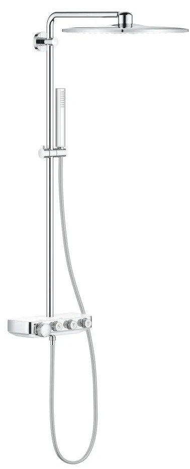 Grohe Euphoria SmartControl System 310 Cube Duo - Sprchový systém s termostatem na stěnu, měsíční bílá 26508LS0