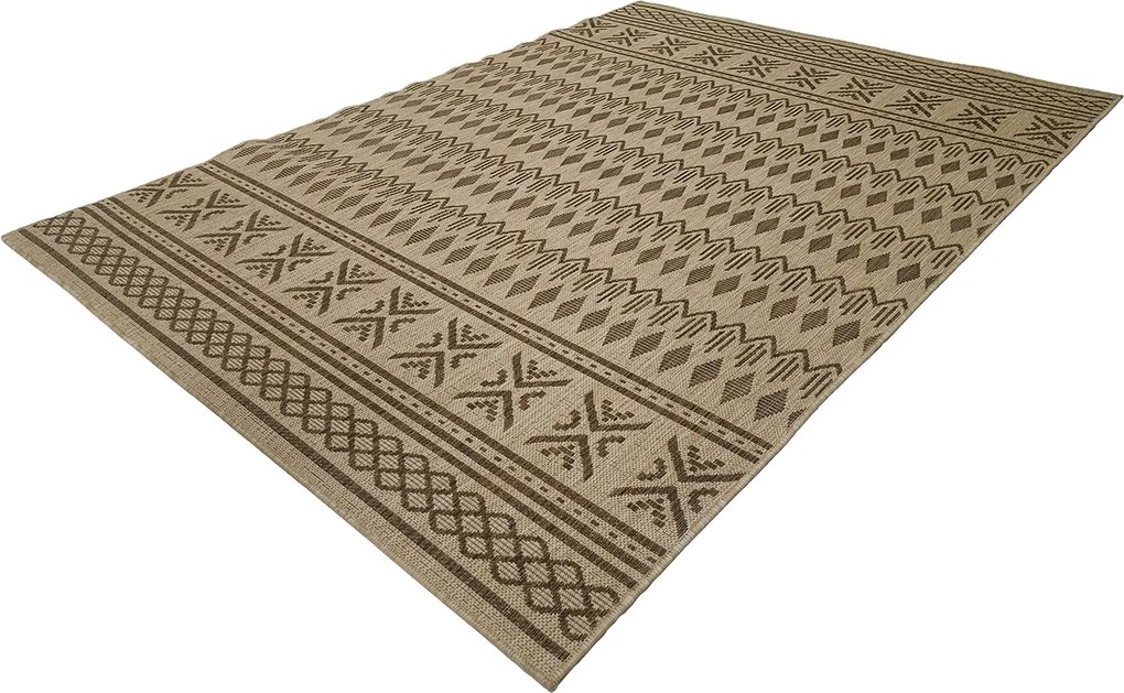 BE Koberec Eqos 0002 BEIGE - béžový obdélníkový Rozměr: 120x180 cm
