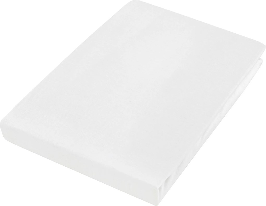 XXXLutz ELASTICKÉ PROSTĚRADLO, žerzej, bílá, 140/200 cm Esposa - Prostěradla - 007960002901