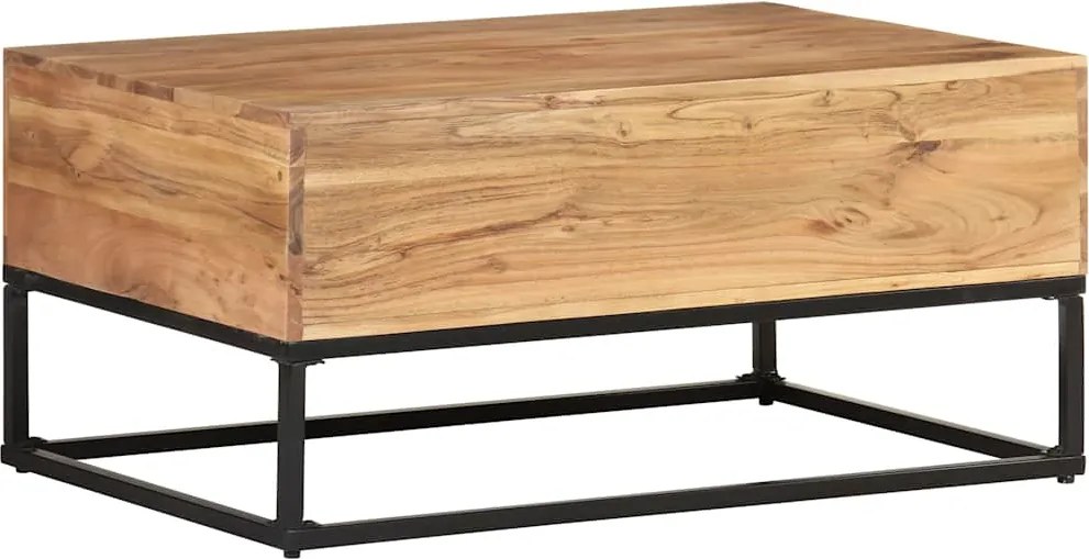 Konferenční stolek 90 x 60 x 40 cm masivní akáciové dřevo 323506