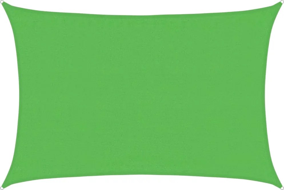 Stínicí plachta 160 g/m² světle zelená 3,5 x 5 m HDPE 311297