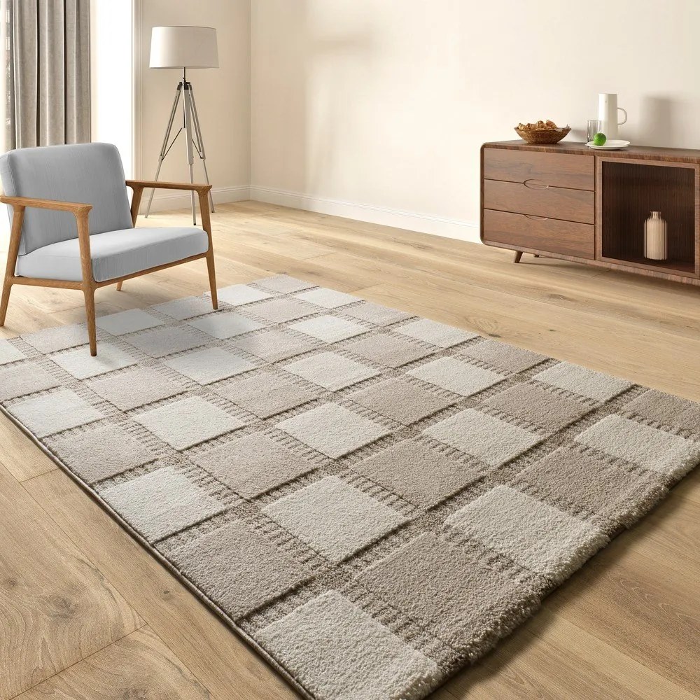 Béžový/krémový koberec 80x150 cm Candela – Universal