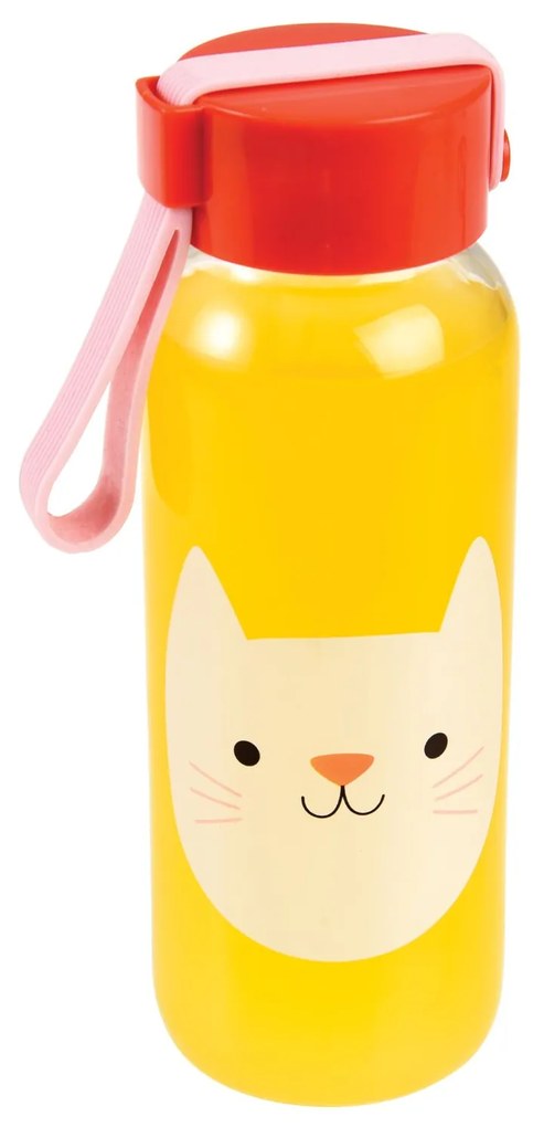 Rex London Láhev na vodu s motivem kočičky Cookie The Cat 340ml