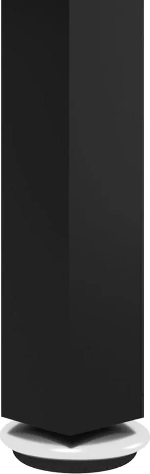 vidaXL Čajový stolek černý a bílý mramor 70 cm tvrzené sklo [331618] Barva: Černá a černý mramor