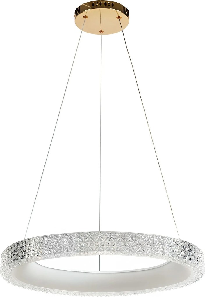 Toolight Toolight, LED stropní svítidlo 60cm MS002-CP, růžové zlato, OSW-09611