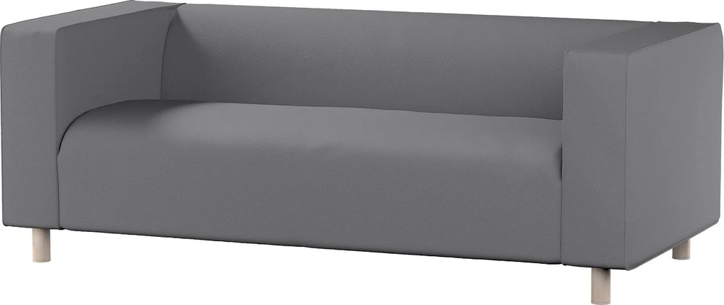 Potah na pohovku IKEA Klippan 2-místná barva šedá látka pletený vzor