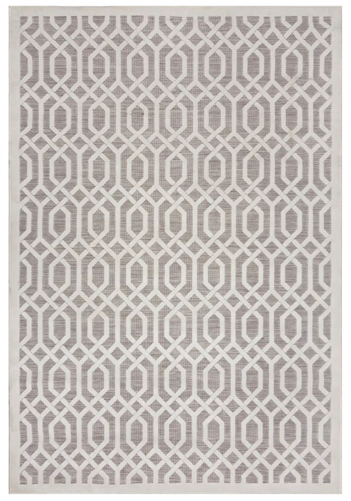 Flair Rugs koberce Kusový koberec Piatto Mataro Natural – na ven i na doma - 200x290 cm