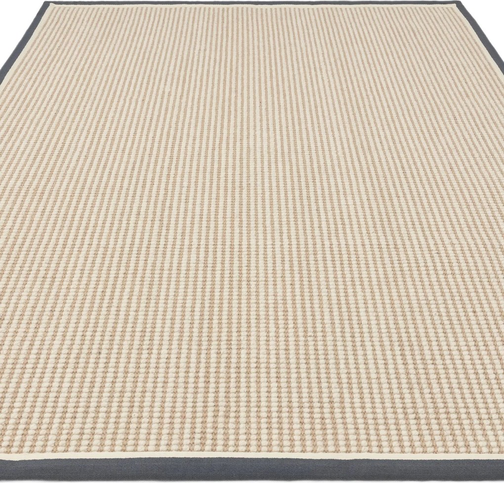 Tribeca Design Kusový koberec Ministry Loop Slate Cream Rozměry: 160x230 cm
