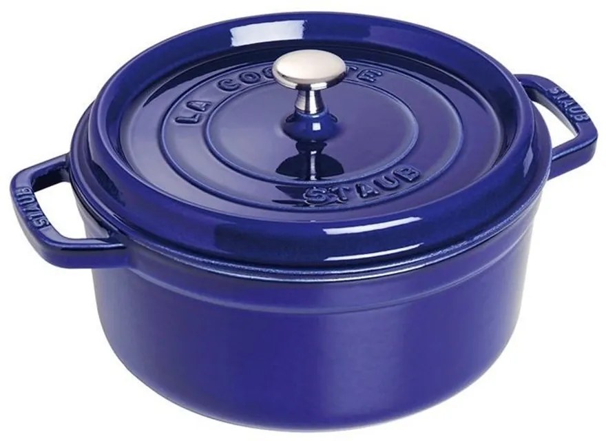 Hrnec STAUB  kulatý 26 cm modrý 5,2l