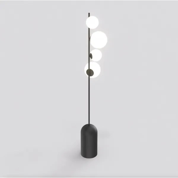 Stojací lampa ETNO 4xG9/8W/230V černá