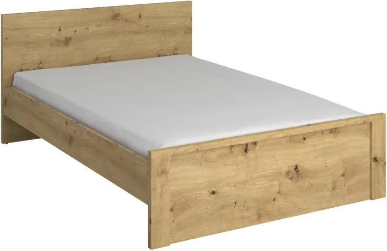 Postel, 140x200, dub artisan, AIRON Kondela 0000374723
