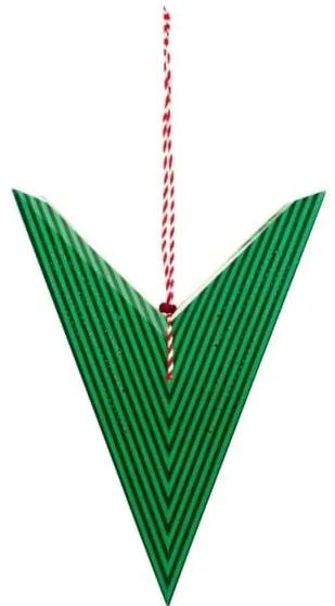 Pip Studio vánoční papírová hvězda 60 cm, zelená