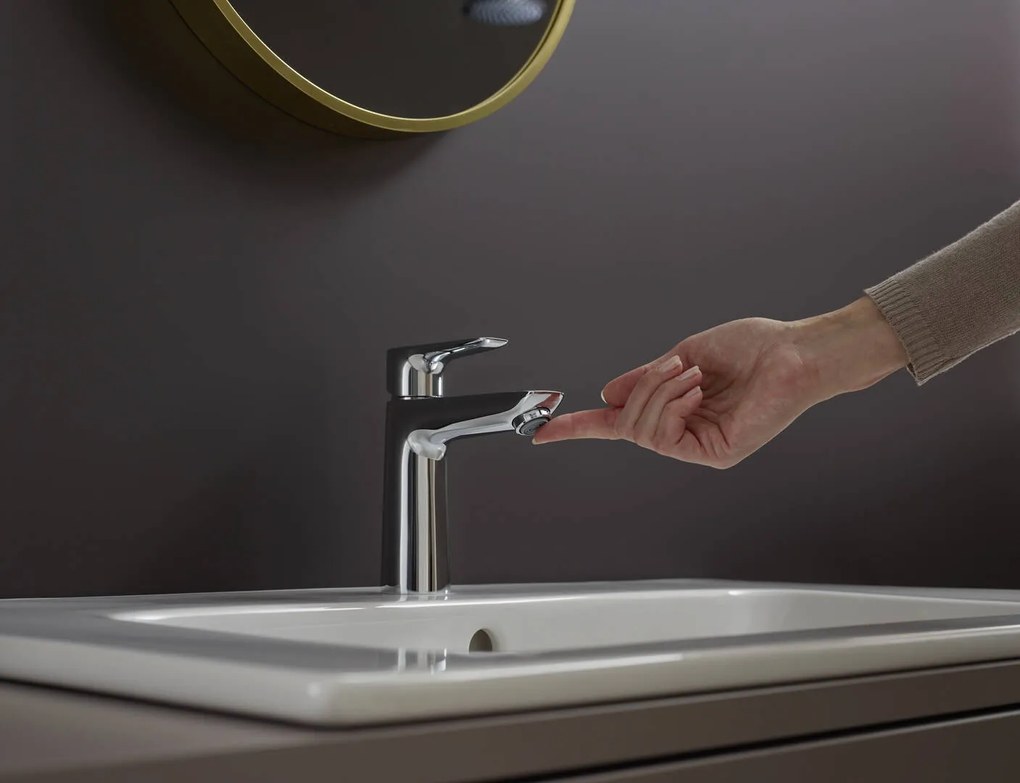 Hansgrohe Talis E, umyvadlová baterie 110 bez odtokové soupravy, chromová, 71712000