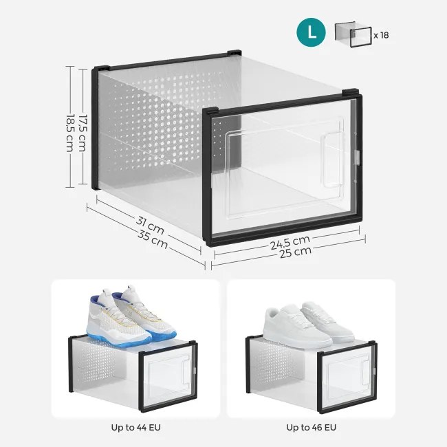 Úložné boxy LSP007B18 (18 ks)