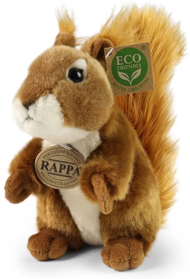 Rappa Plyšová veverka 20 cm ECO-FRIENDLY