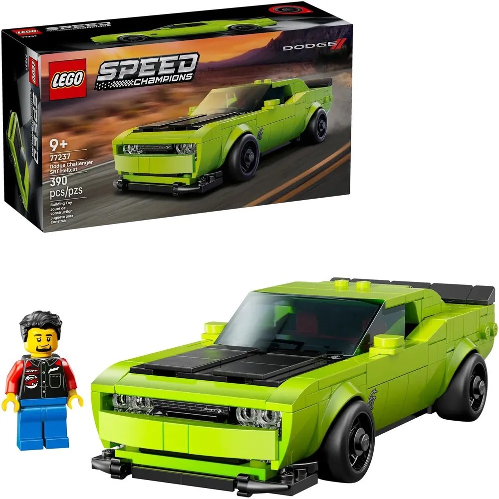 Lego speed champions 77237 sportovní auto dodge challenger srt hellcat 5702017816043