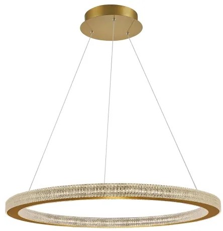 LED lustr Fiore 80 zlaté