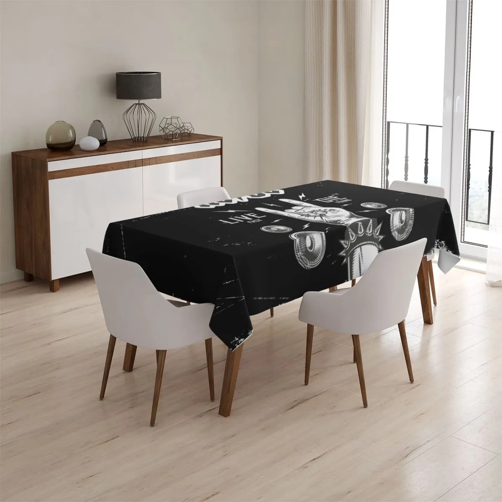 Sablio Ubrus ACDC Live fast, die young - 90x90 cm