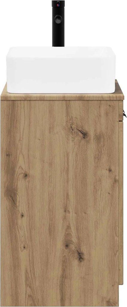 Sada koupelnového nábytku Dub artisan Kompozitní dřevo 3404231