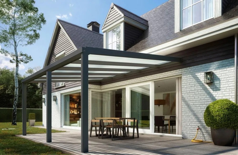Hliníková pergola SKYLUX CLIMALUX 4m Lanitplast