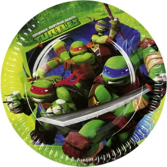 Želvy Ninja talíře 8ks 23cm