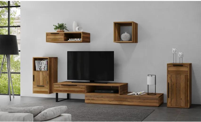 Masivní dřevěný TV Stolek Wellington z borovice