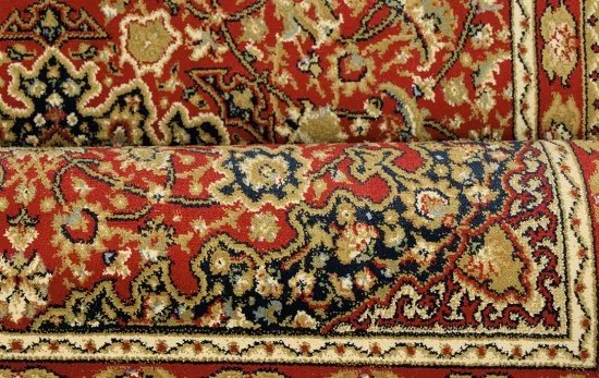 Oriental Weavers, Kusový koberec Kendra 711/DZ2H, 133x190, červená, chodba / předsíň