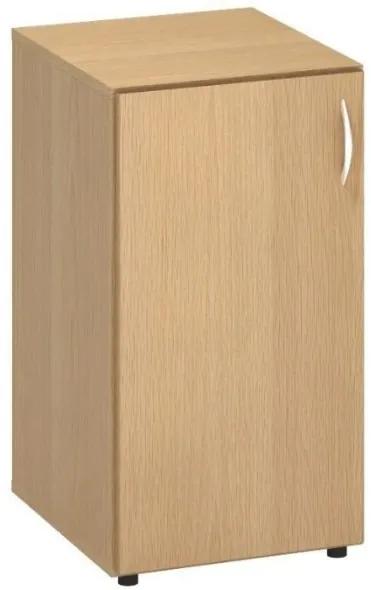 Interier Říčany Nízká kancelářská skříňka CLASSIC - dveře levé, 400 x 470 x 735 mm, buk