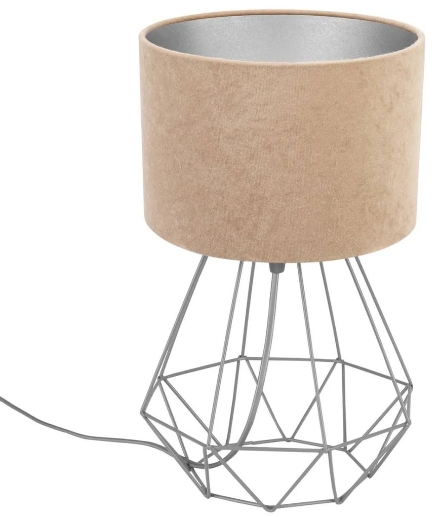 Stolní lampa Mediolan, 1x textilní stínítko (výběr z 10 barev), (výběr ze 4 barev konstrukce), ch