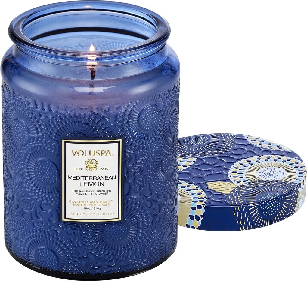 Voluspa svíčka Mediterranean Lemon, 510 g