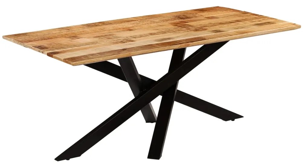246011 vidaXL Jídelní stůl z masivního hrubého mangovníku 180 x 90 x 77 cm
