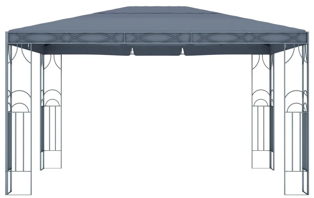 vidaXL Marketos Altán 400 x 300 cm antracitový