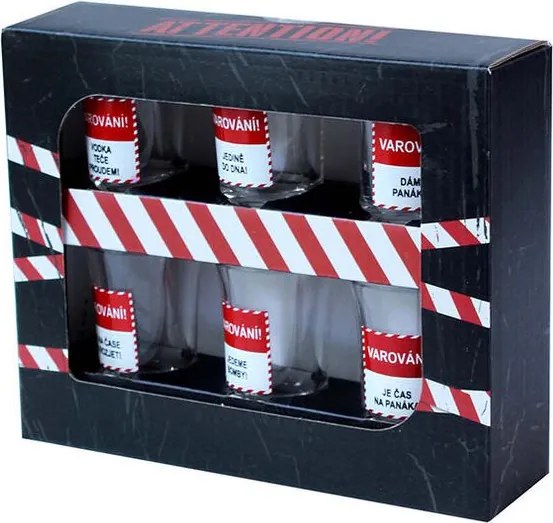 Sada 6 odlivek VAROVÁNÍ 40 ml