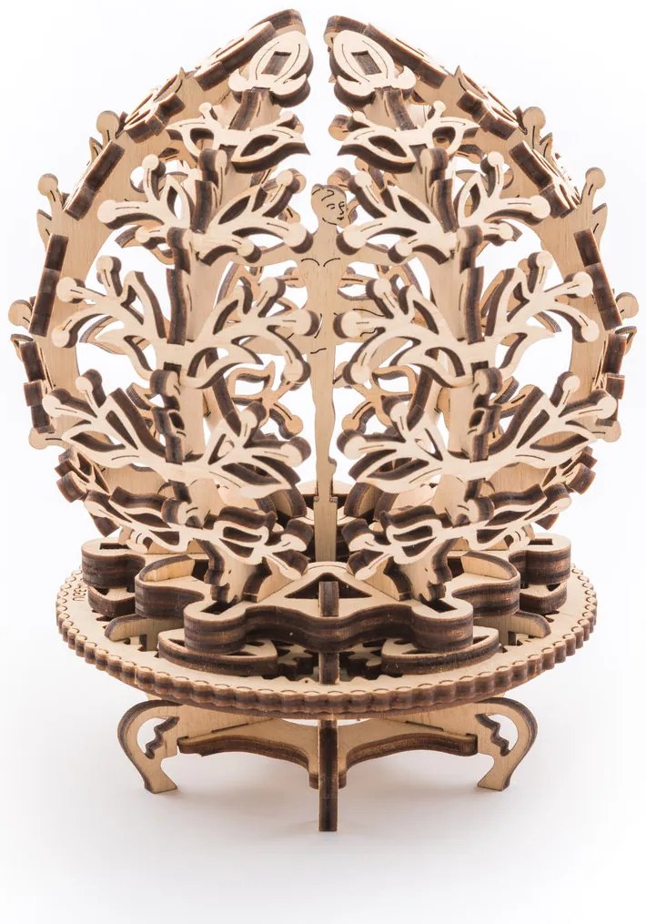 Ugears 3D dřevěné mechanické puzzle Květina