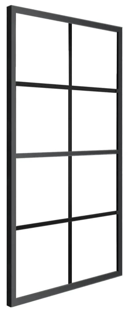 vidaXL Marketos Posuvné dveře hliník a ESG sklo s příslušenstvím 102,5 x 205 cm
