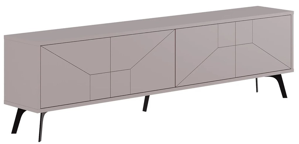 KALUNE DESIGN dřevěný TV stolek DUNE světlý 50x180 cm 855DTE3096