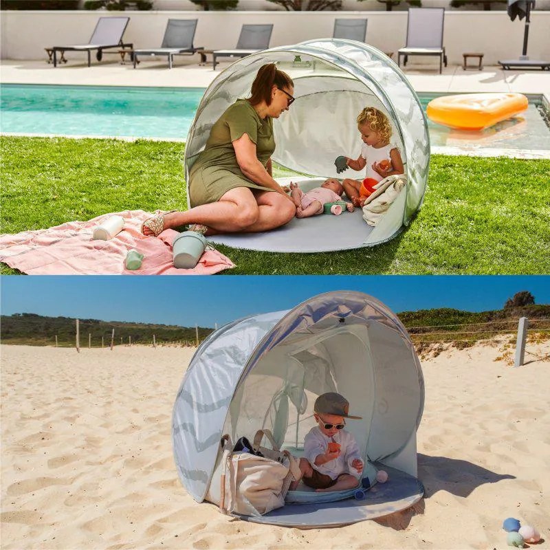 Babymoov Skládací UV stan Moov & Protect Green Lagoon