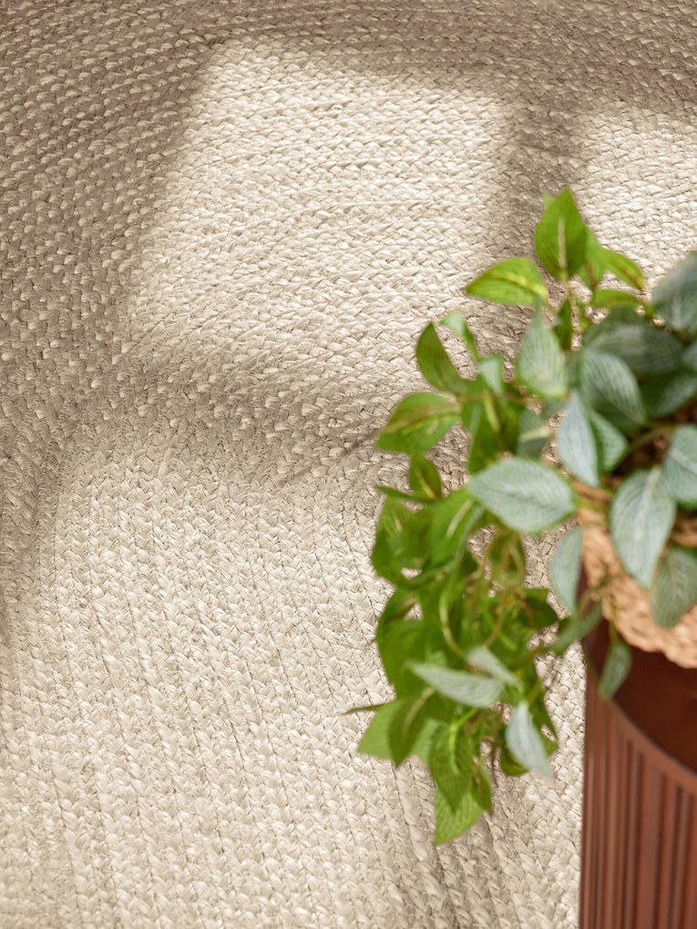 Hanse Home, Kusový koberec Jute Braided 106007 Ivory ovál, 160x230 ovál, béžová, chodba / předsíň