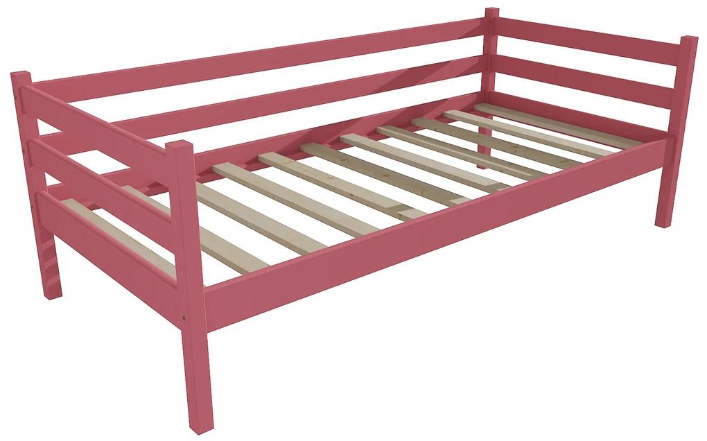 Vomaks Dětská postel DP 028 Rozměr: 80 x 180 cm, Barva: barva růžová