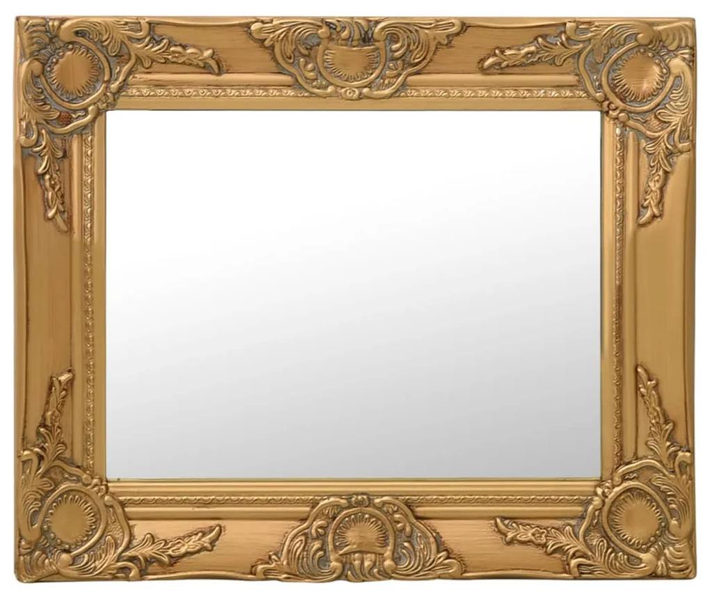 320309 vidaXL Nástěnné zrcadlo barokní styl 50 x 40 cm zlaté