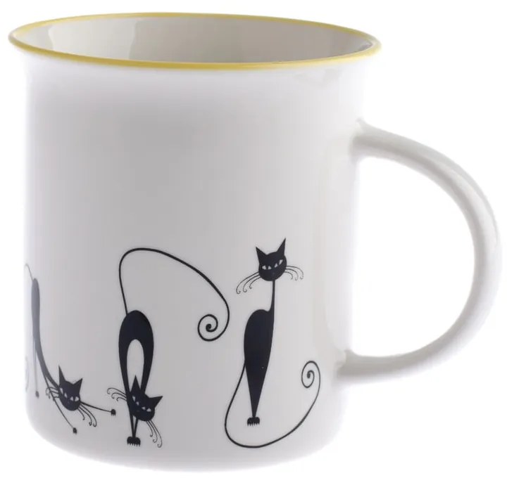 Porcelánový hrnek Dakls Cats Andie, 310 ml