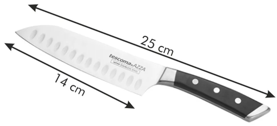 TESCOMA Nůž japonský AZZA SANTOKU 14 cm